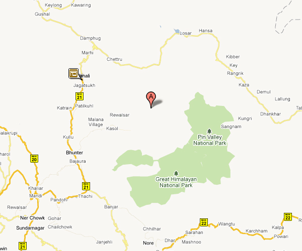Himachal Information: Maps of Himachal Pradesh