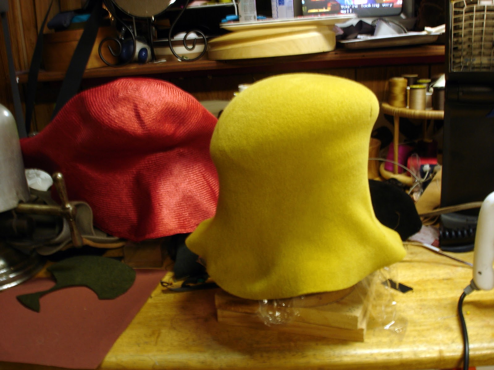 THE MILLINERY SHOP: Handmade Hats by MARCIA LACHER: Blocking a Hat