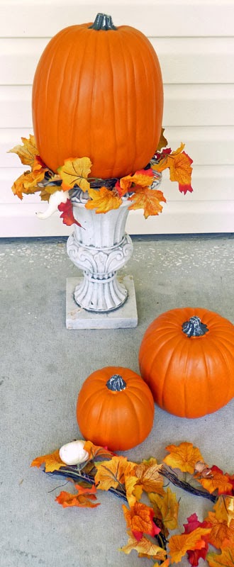 DIY Pumpkin Topiary | Life Tastes Good