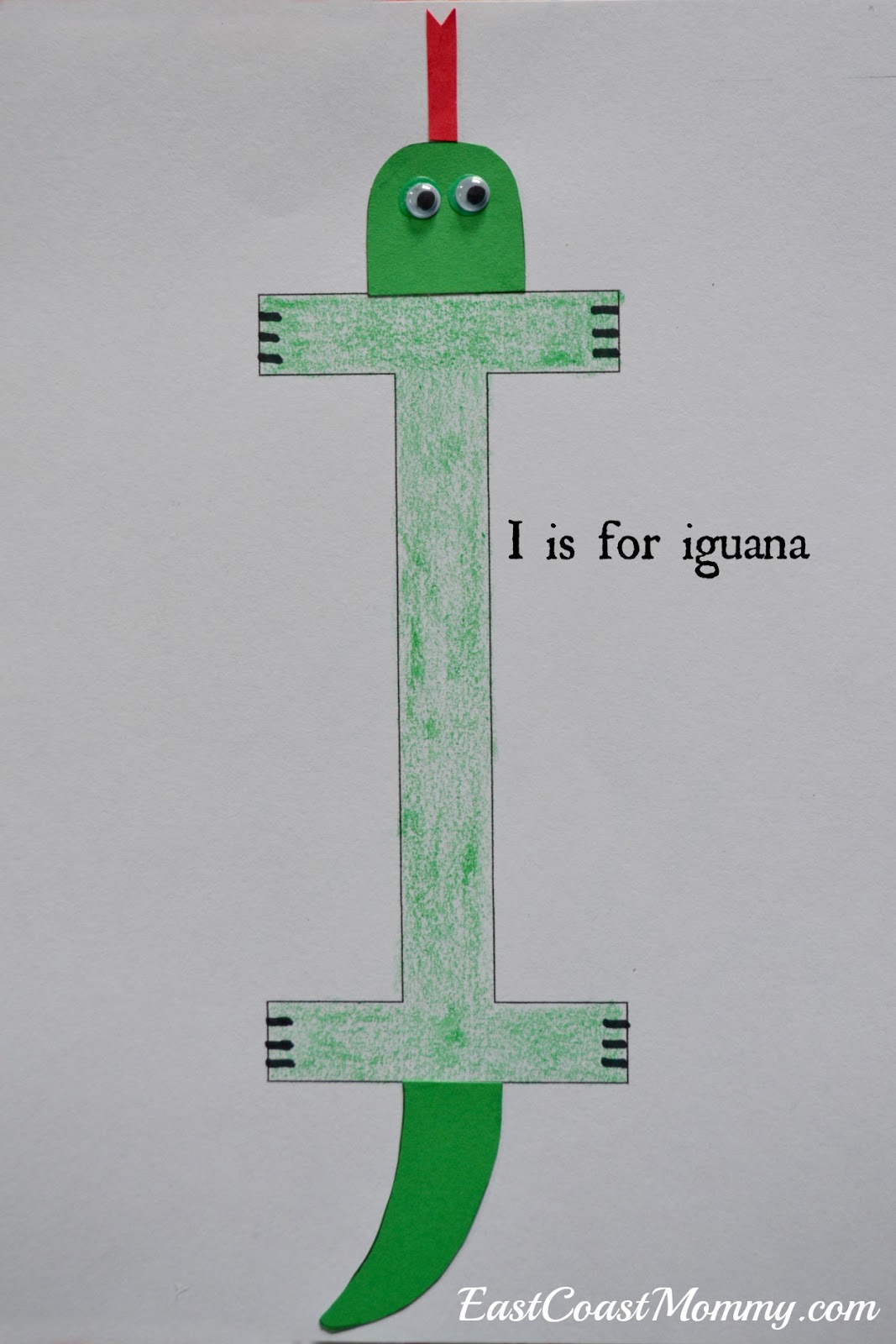 East Coast Mommy: Alphabet Crafts - Letter I