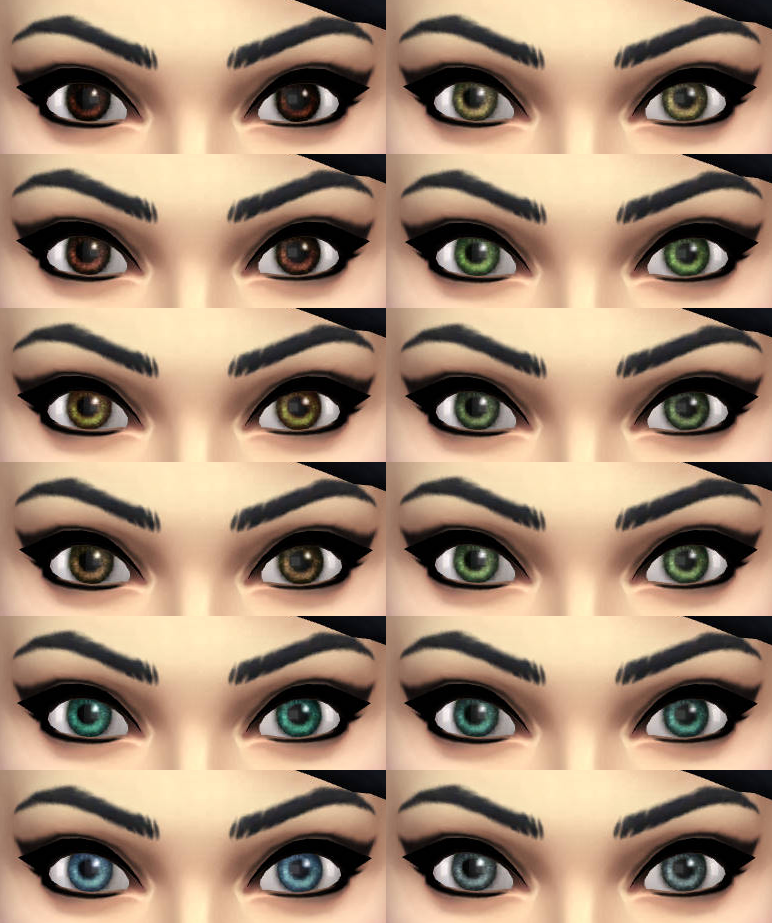 Lightfire workshop: Default Eyes [TS4]