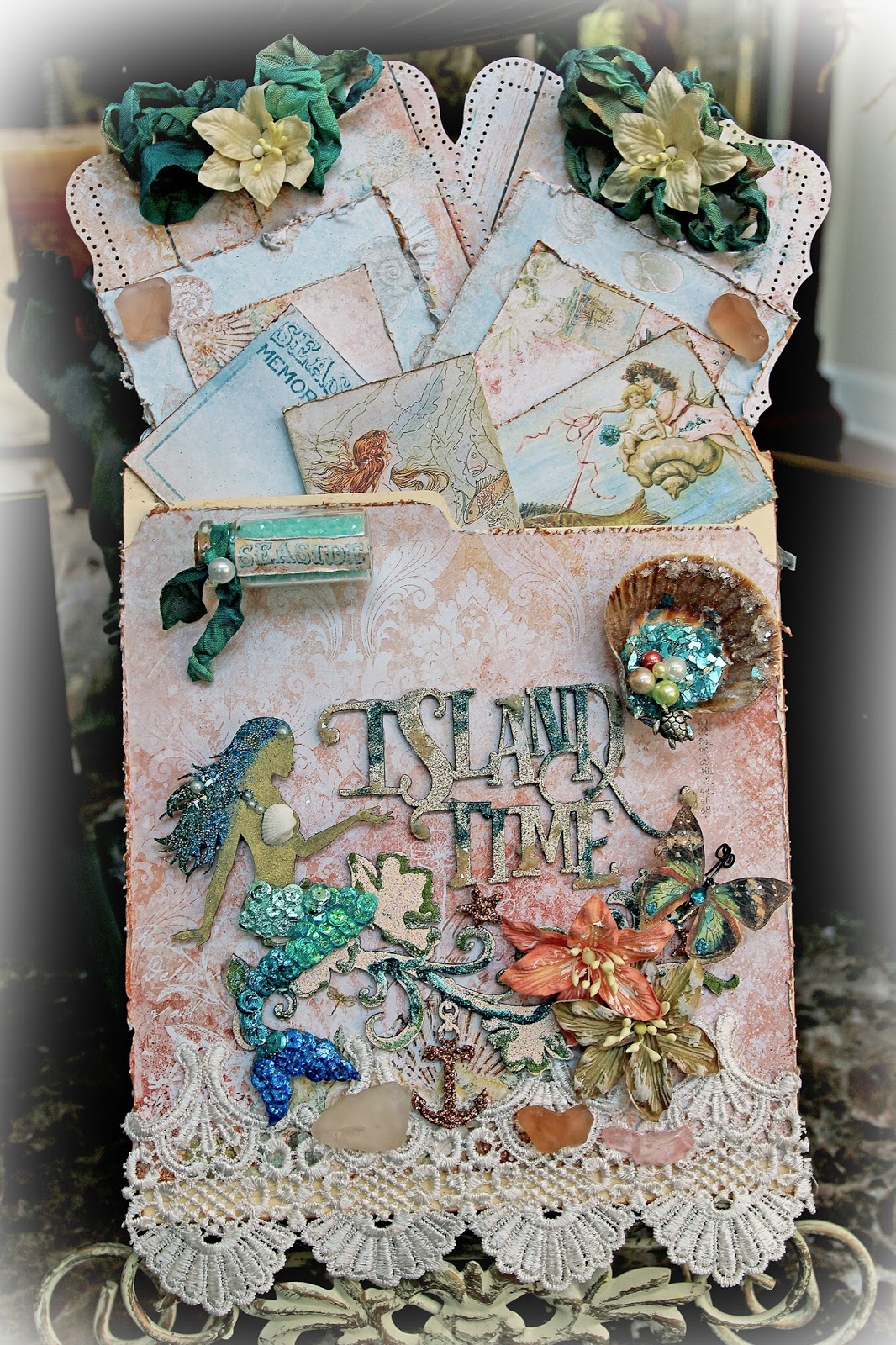 My Glitter Coated Life: Write Your Own Mermaid Tail With This Blue Fern ...