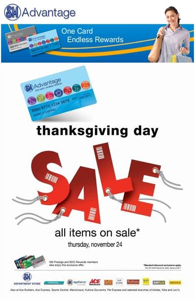 SM ADVANTAGE THANKSGIVING SALE ~ Travel, Photographs and Lifestyle
