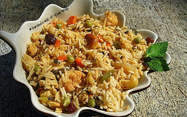 Nimble Restaurant: Rice With Potatoes, Cilantro And Mint