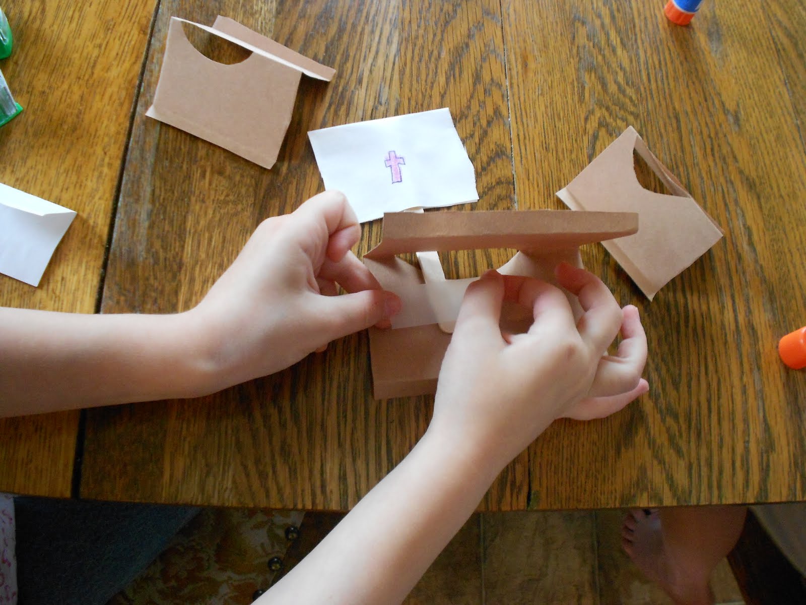 Almost Unschoolers: Columbus Day Math Craft