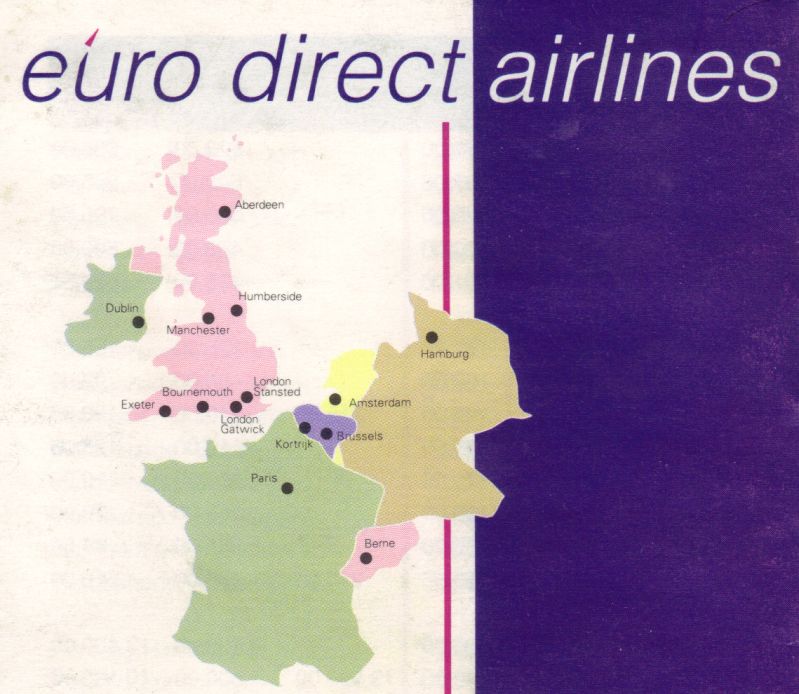 Airline memorabilia: Euro direct (1994)