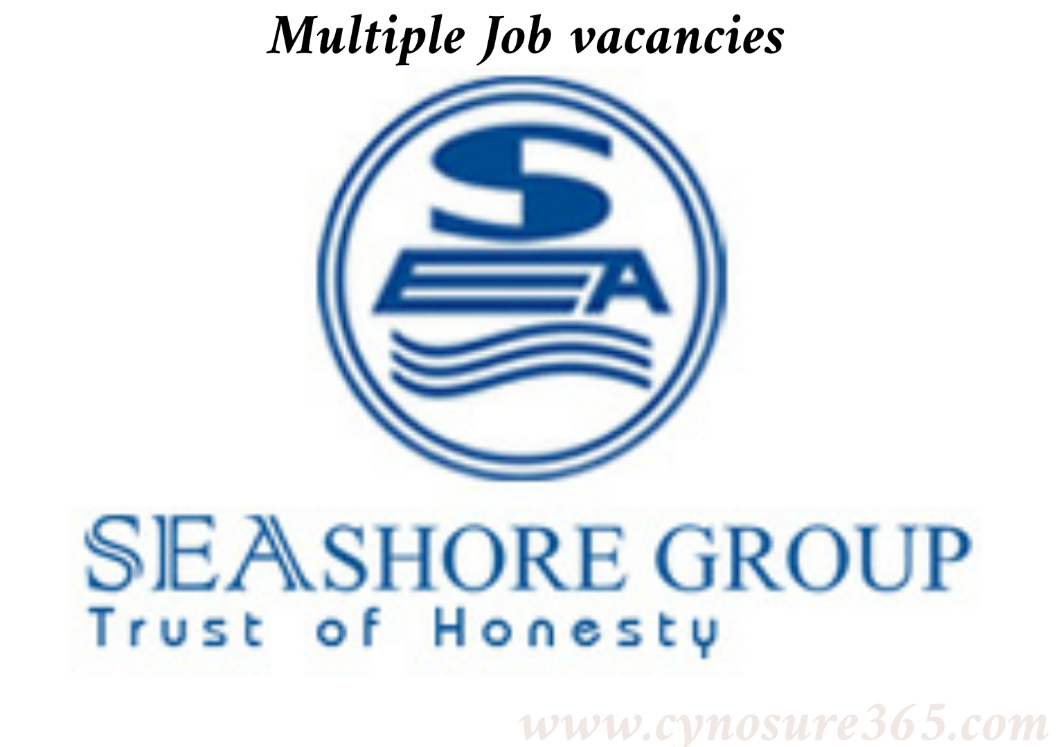 SEASHORE GROUP- JOB VACANCIES QATAR - CYNOSURE365
