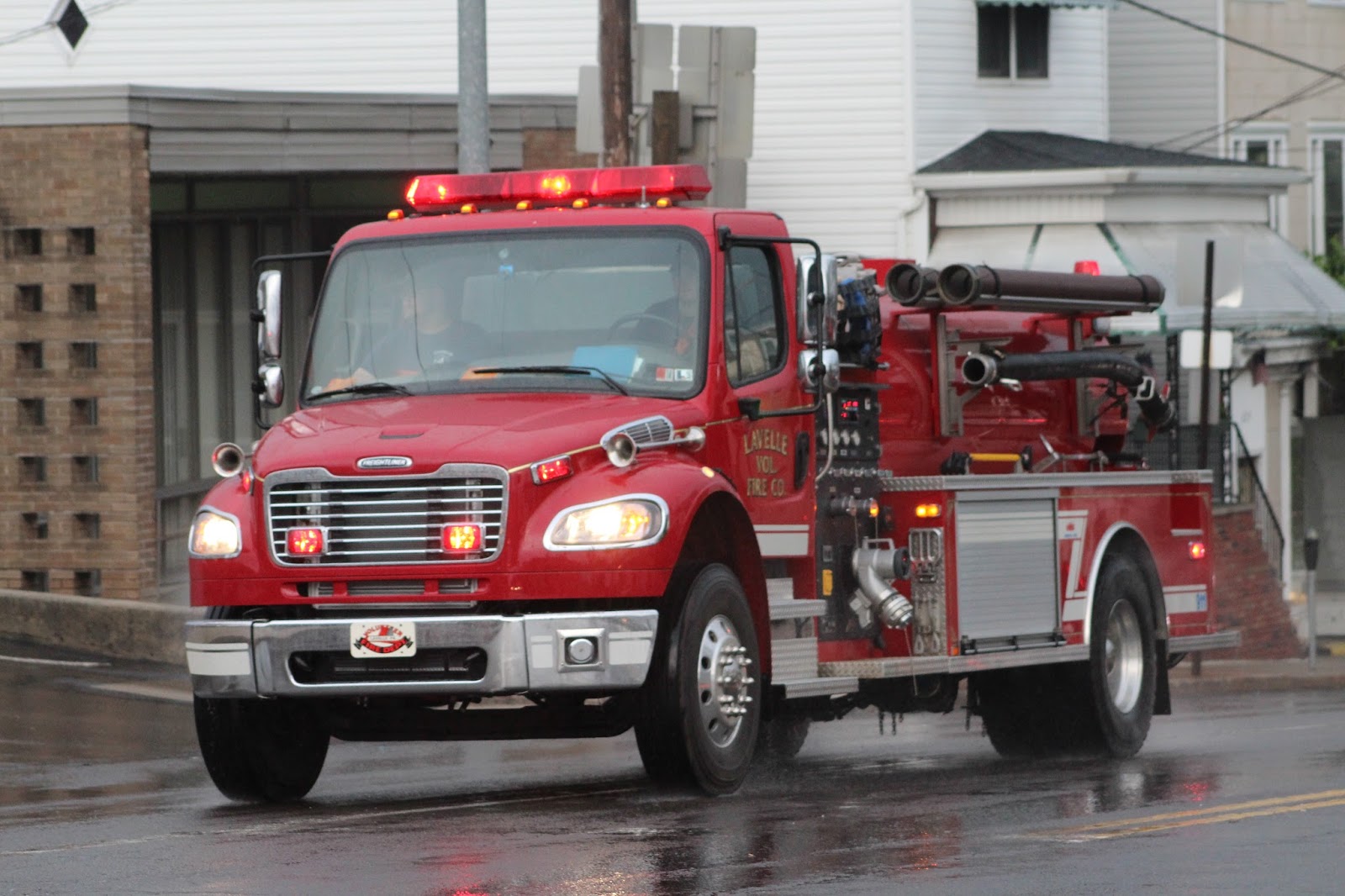 Friendship Fire Company Kicks Off Block Party with Fire Truck Parade