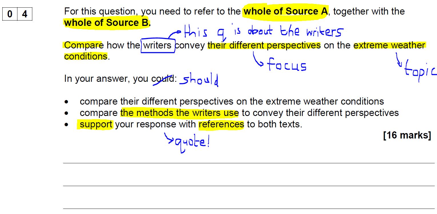 Wemmick's Postbox: English Language Paper 2: Section A (Reading)