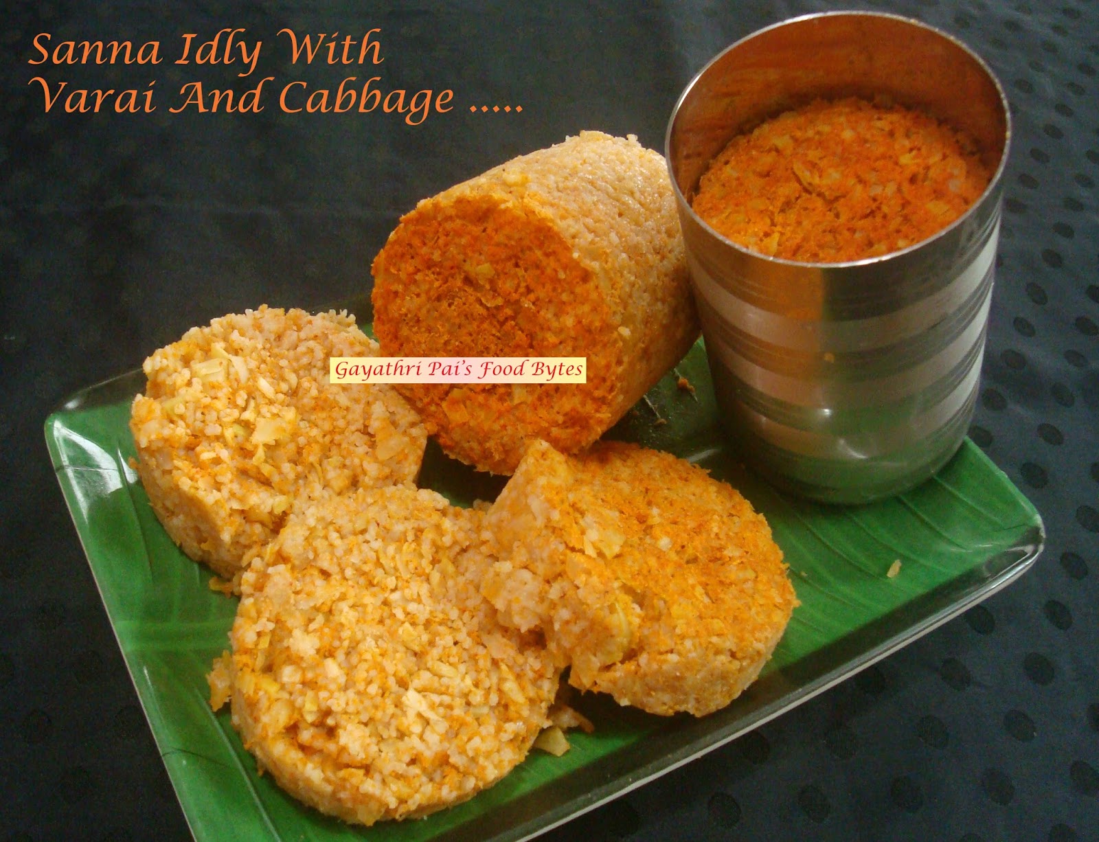 Gayathri Pai's Food Bytes: Spicy Sanna Idly With Varai (Indian barnyard ...