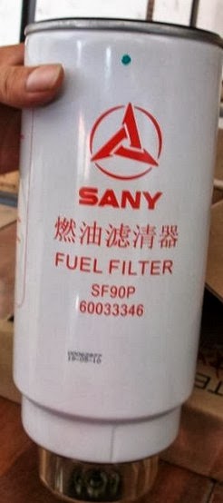 CHINA MACHINERY: SANY FILTER FOR TRUCK CRANE EXCAVATOR AT LOW PRICE