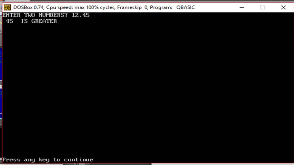 Computer Knowledge & Tips: QBASIC STATEMENTS CLASS-VI