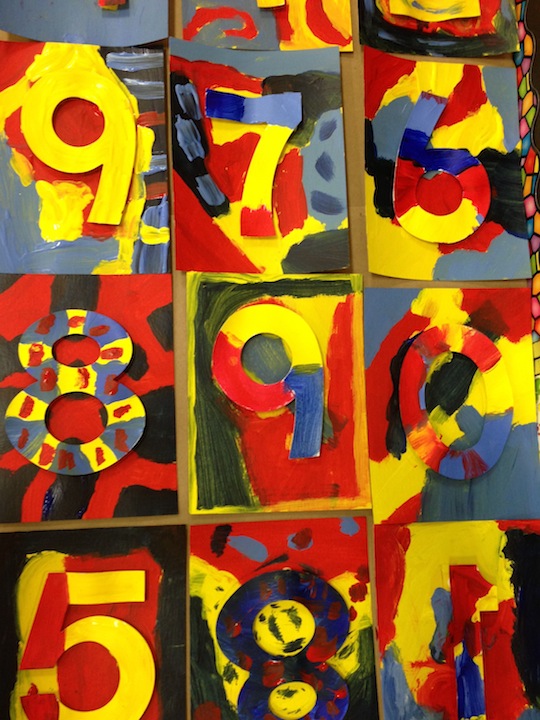 Expedition: Art: 5th Grade Jasper Johns Collaborative: Numbers