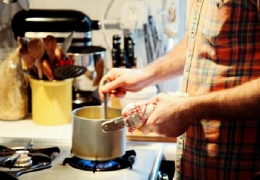 Útil Lar: Homens na cozinha!!!