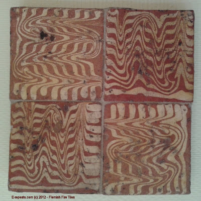 Surface Pattern Design: Flemish Fire Tiles (18thC)