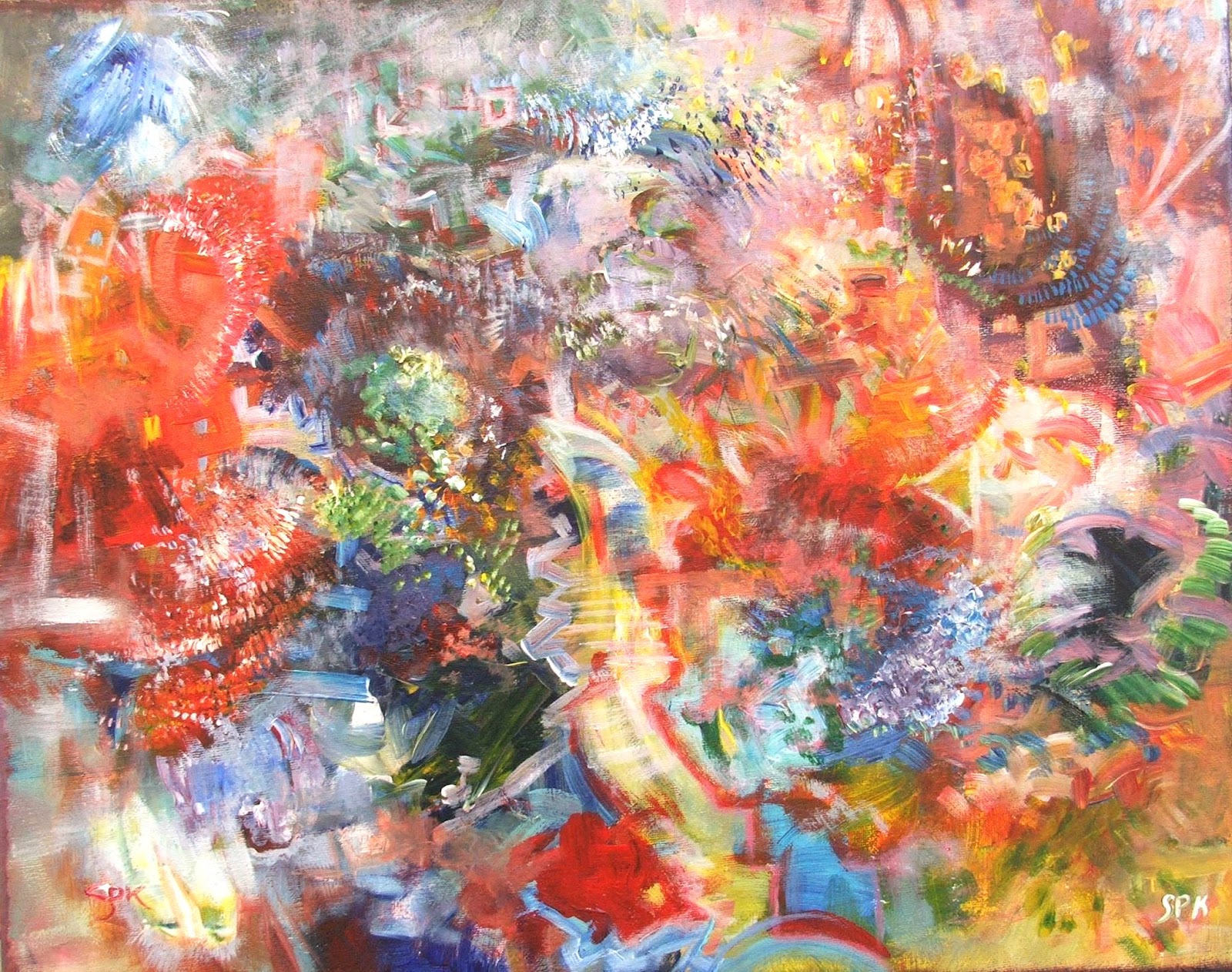 Collaborating on an Abstract Painting