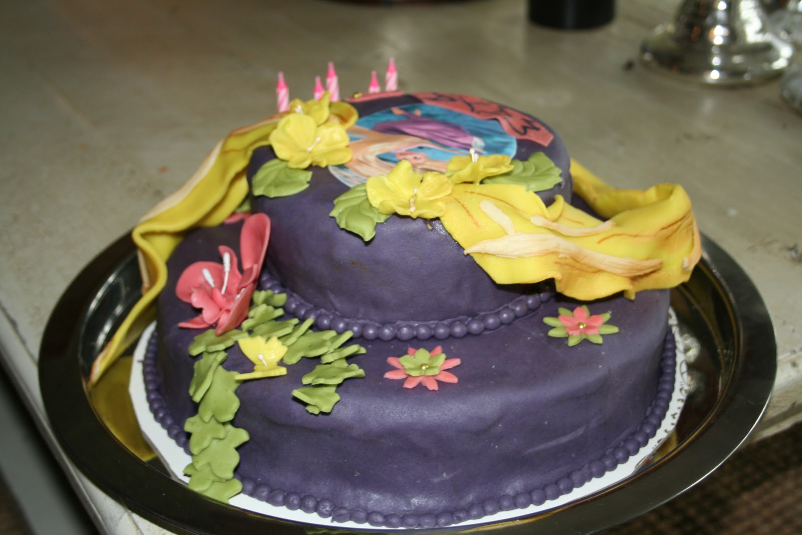 Bianca`s søte saker: Rapunzel bursdagskake, en stor hit:)