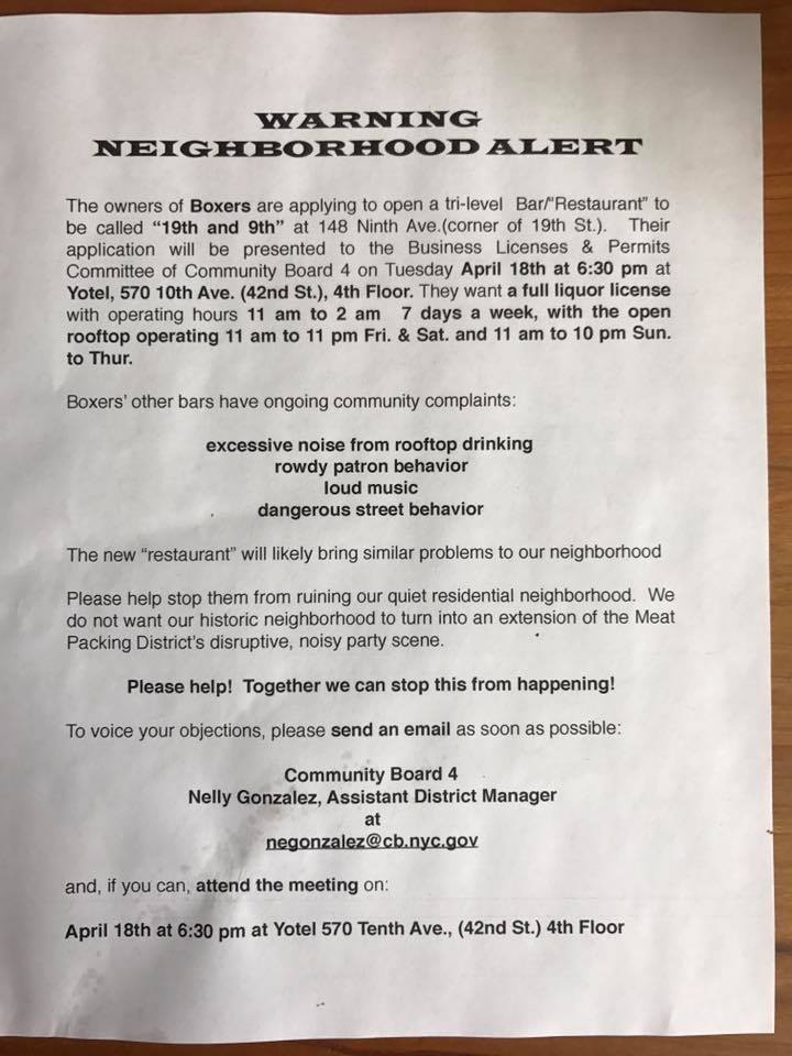 kenneth in the (212): Boxers Looking to Open New Bar '19th and 9th' in ...