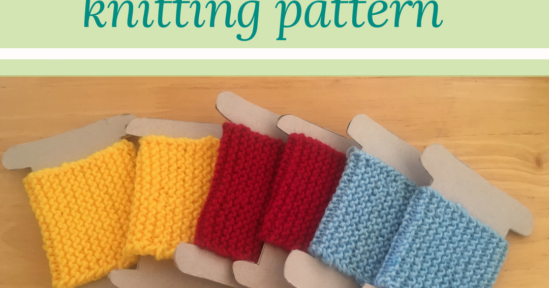 Cozy Woodland Cottage Knits: Free DIY montessori colour blocks knitting ...