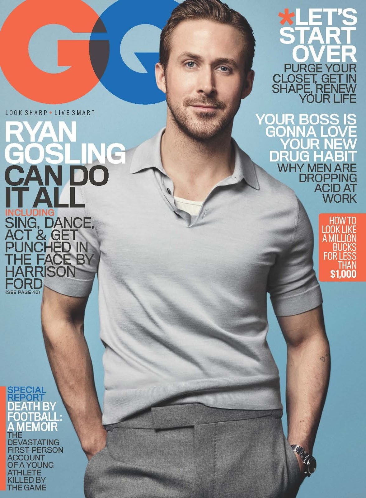 RYAN GOSLING POSES FOR GQ MAGAZINE IN BUDAPEST’S GELLÉRT SPA - THE MALE ...
