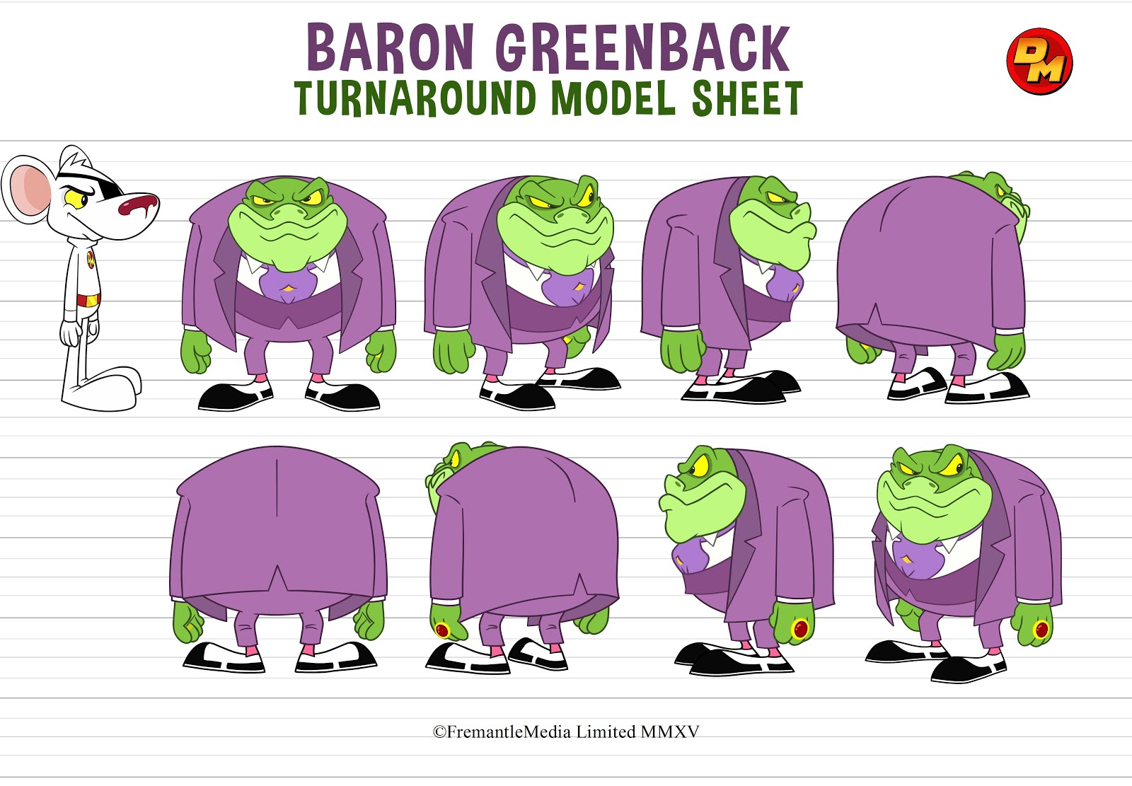 shane cooney: DANGER MOUSE CHARACTER DESIGN