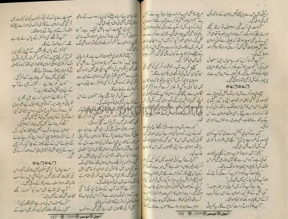 Free Urdu Digests: Aanchal Digest November 2009 Online Reading.