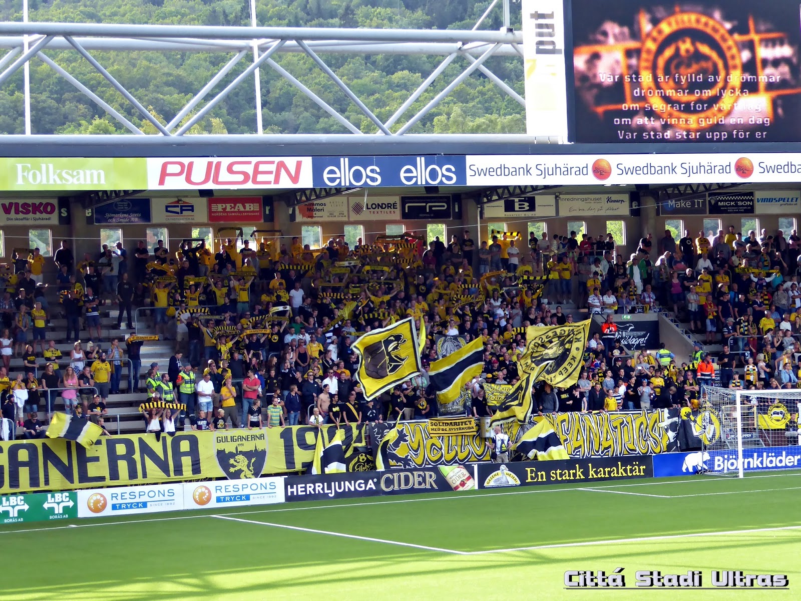 Città Stadi Ultras: IF Elfsborg - Djurgardens IF