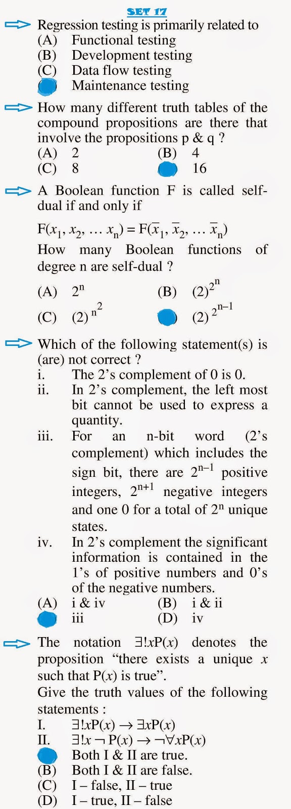 Begin Gate And Ugc Net Jrf Computer Science Ugc Net Jrf Computer Science Previous Year Paper Set 17 6772