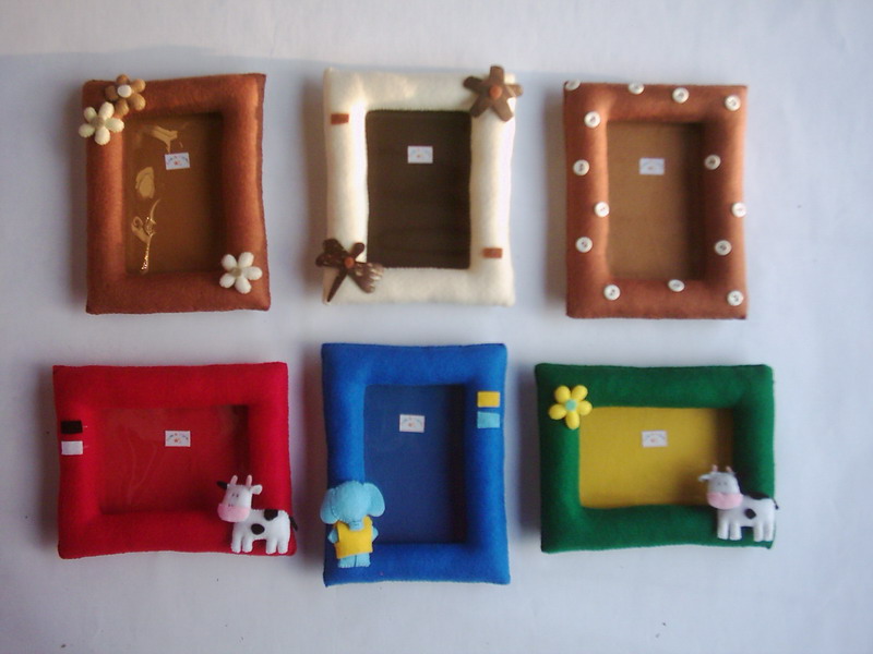 art and kraft : dompet dan gambar unik kain flanel