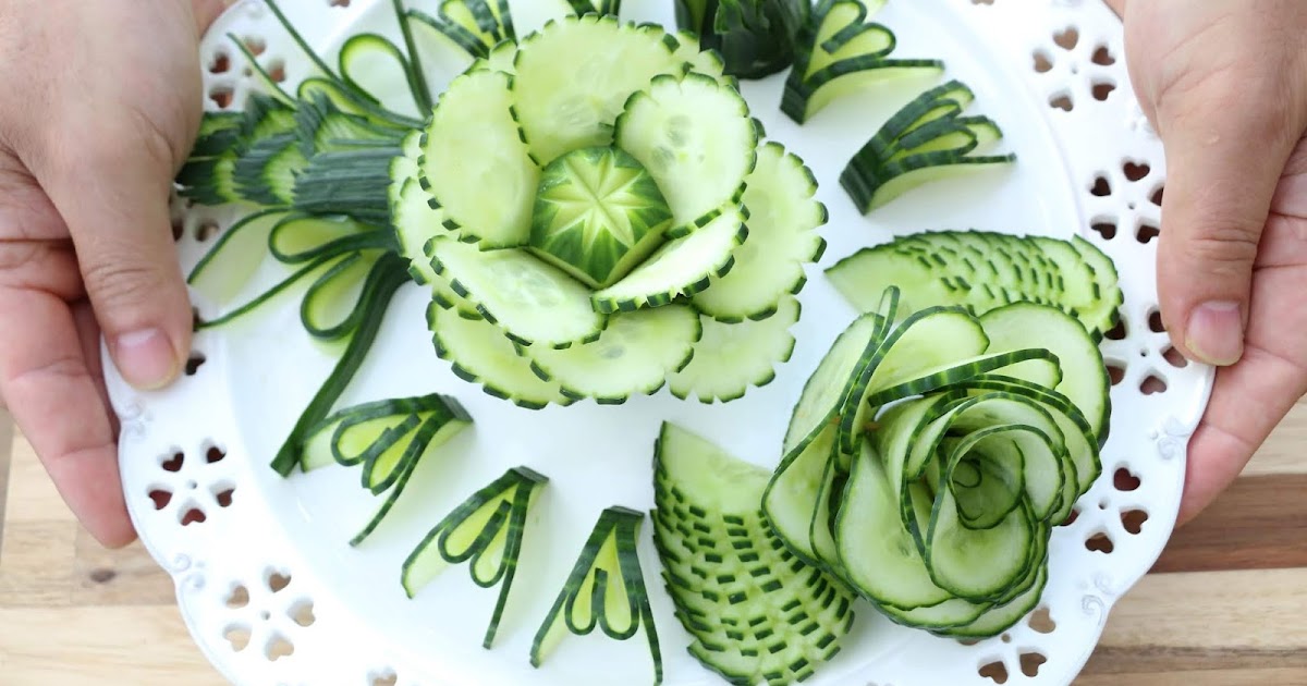 ItalyPaul - Art In Fruit & Vegetable Carving Lessons: Cucumber Show ...