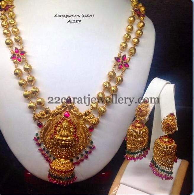 Temple Jewellery by Shree Jewellers - Jewellery Designs