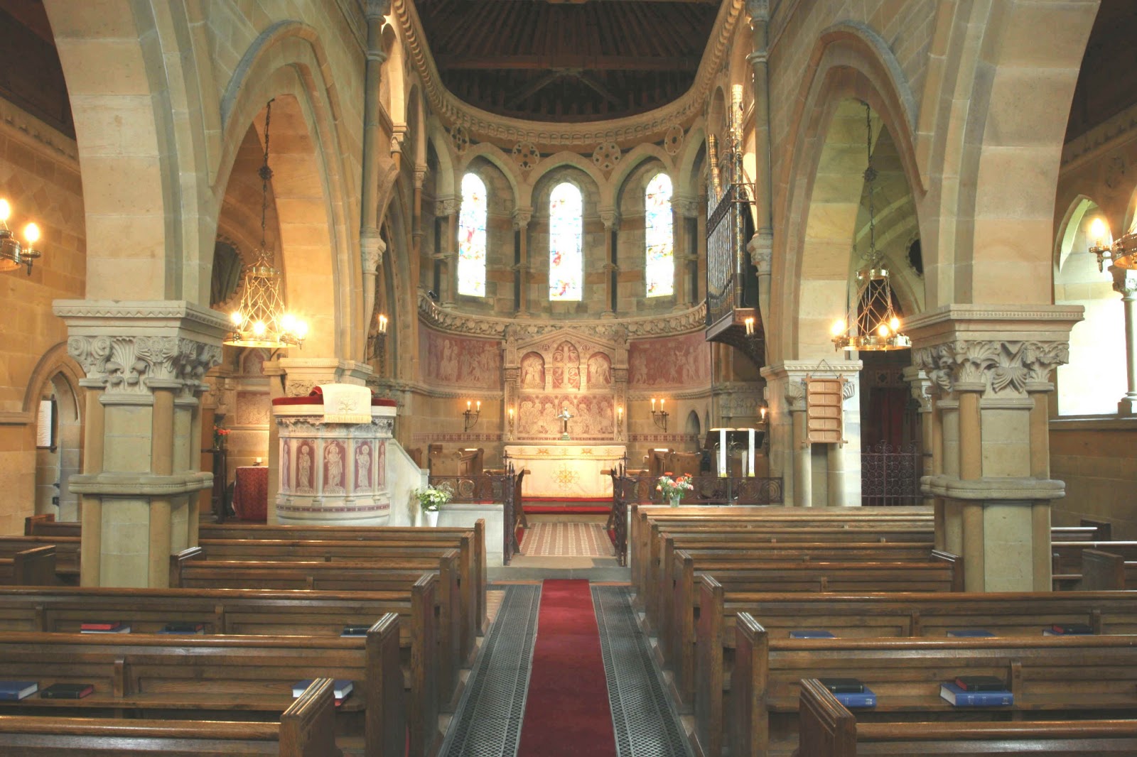 Victorian Churches: 91 - J.L.Pearson, Christ Church, Appleton-le-Moors ...
