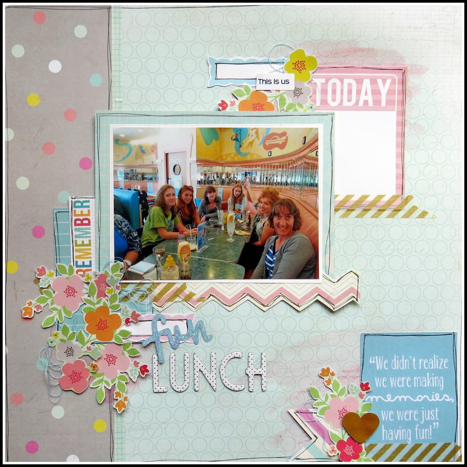 scrapbooking - for the love of paper: Fun Lunch.