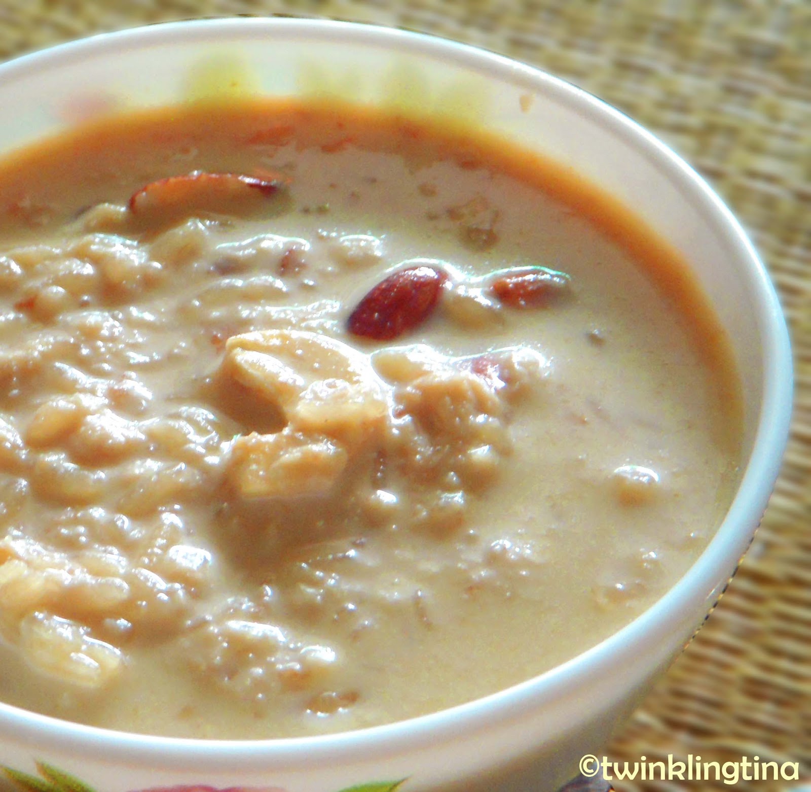 Payesh - Rice Kheer - Twinkling Tina Cooks