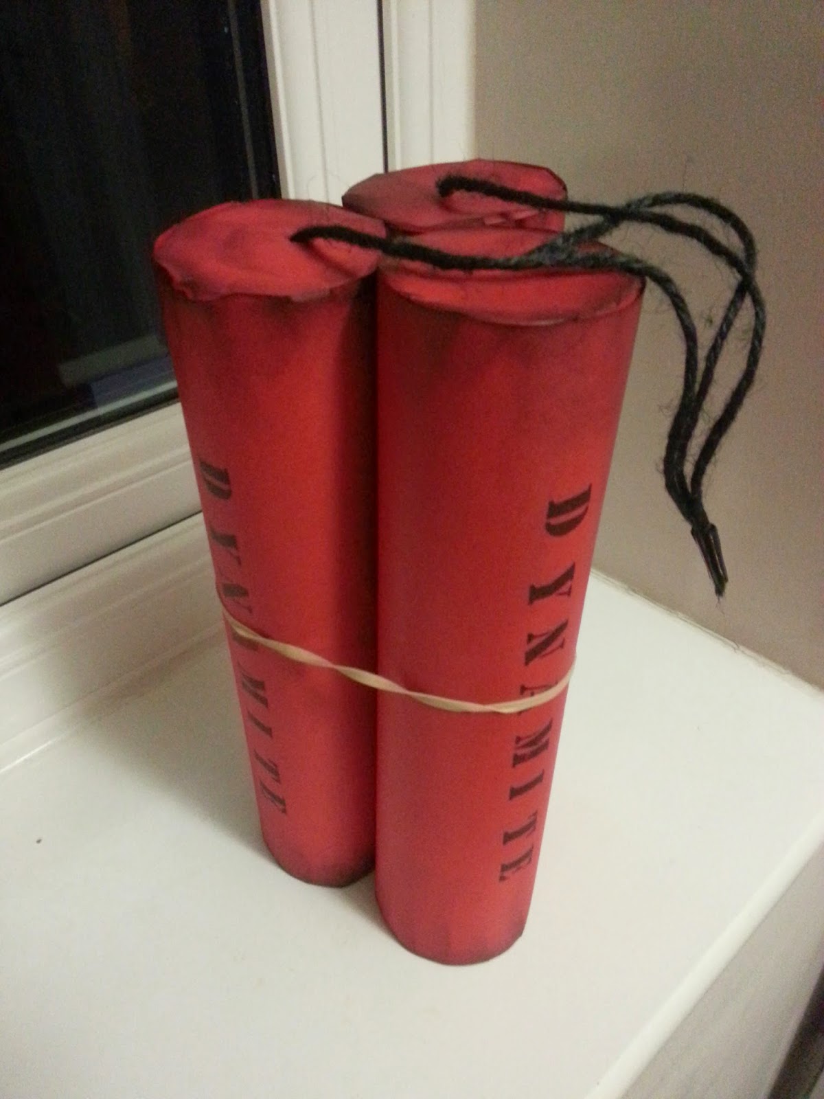 Hand Made By Rianna: Explosive props: how to make your own fake TNT ...