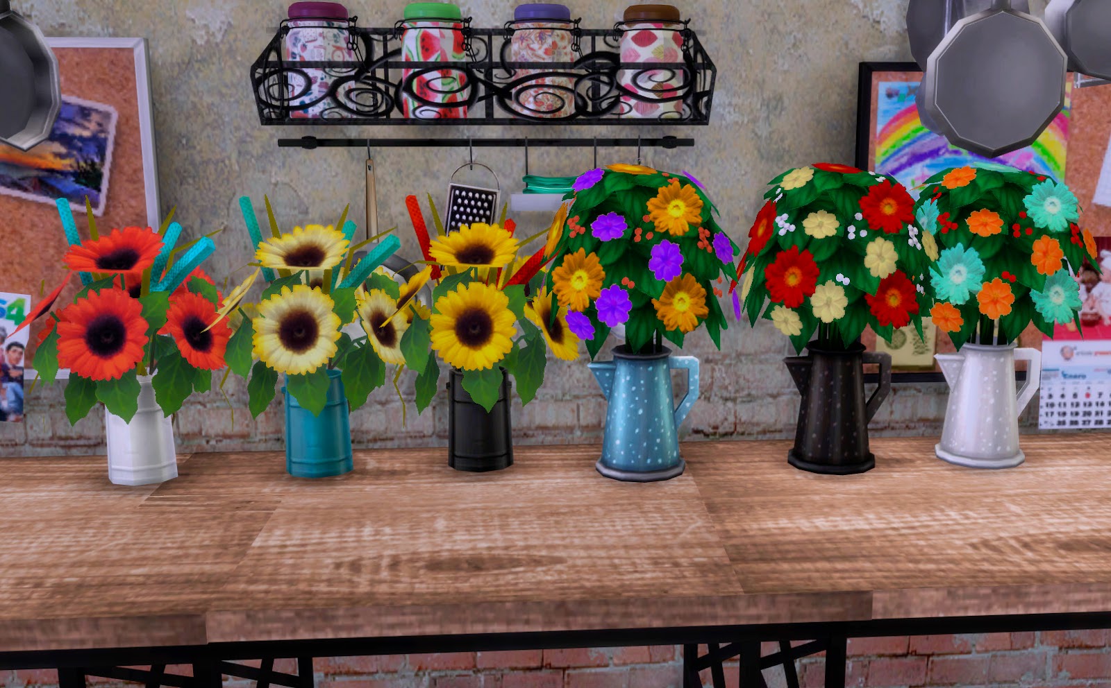 Urban Chic Clutter 2. Sims 4 Custom Content.