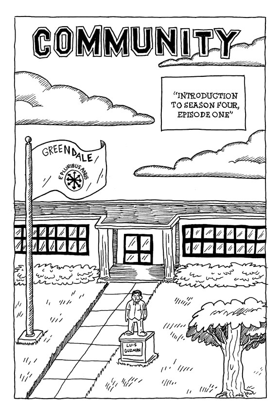 David Yoder's Awesome Art Blog: Community Fan Comic