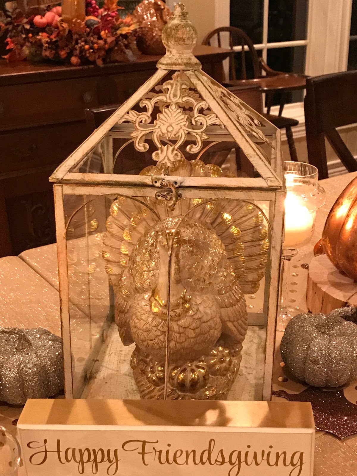 Gold and Glittery Thanksgiving - Purple Chocolat Home