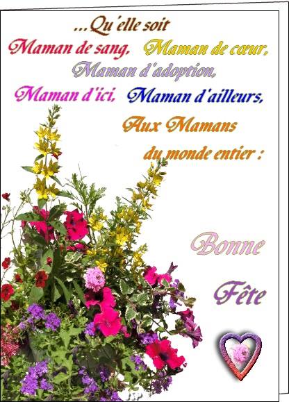 Cartes de bonne fete des meres - Bonne fête Maman