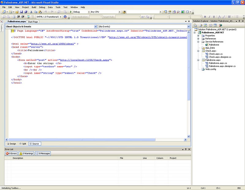 Technology, Life and Me - Gautam: SOA Live Demo - Web Services