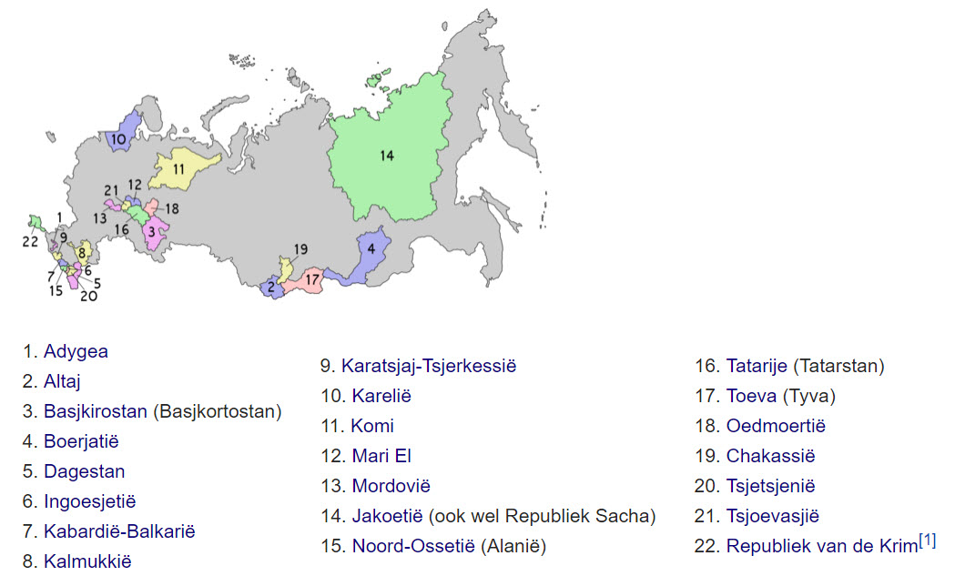 'ZIEN EN WETEN': RUSSISCHE FEDERATIE. VLAGGEN EN WAPENEMBLEMEN. (DEEL 4)
