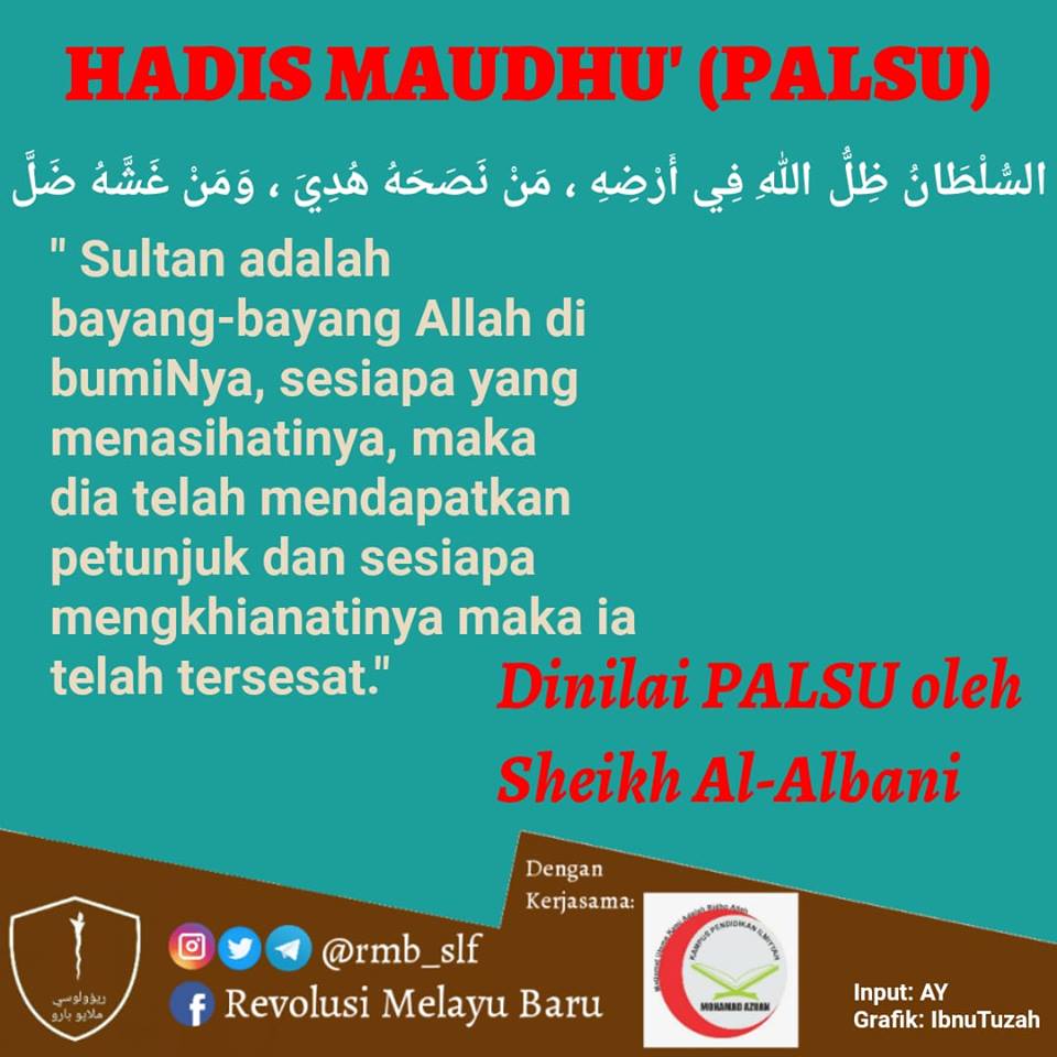Kompilasi Infografik Hadis Palsu Dan Dhaif 2015-2018