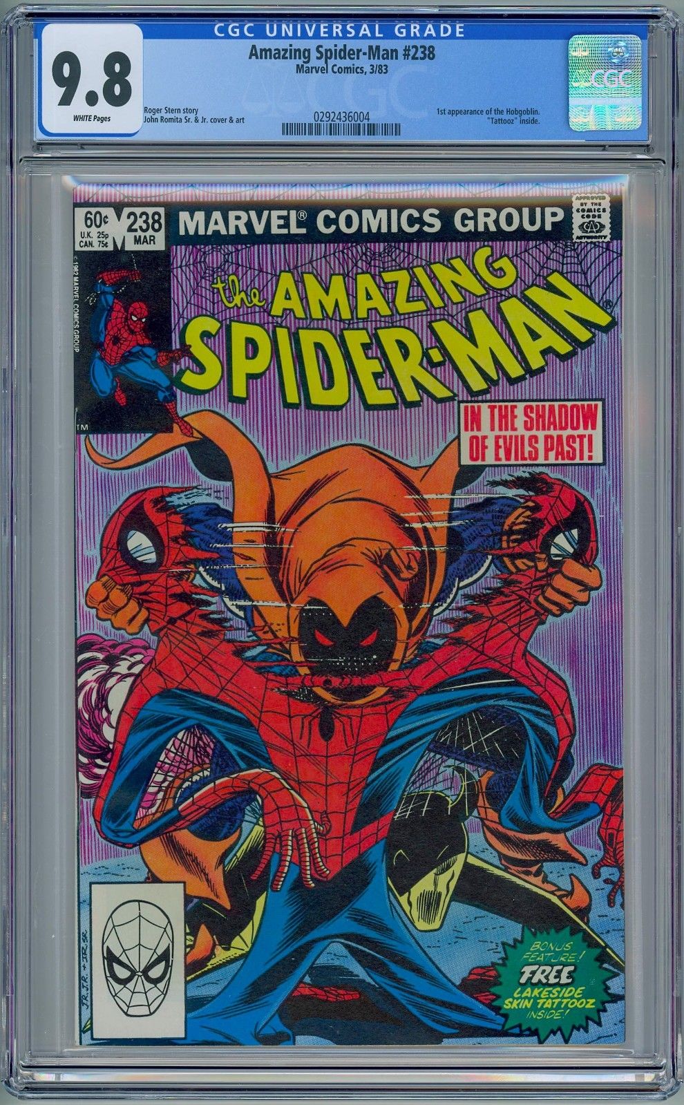 Graded Key Comics: Amazing Spider-Man #238