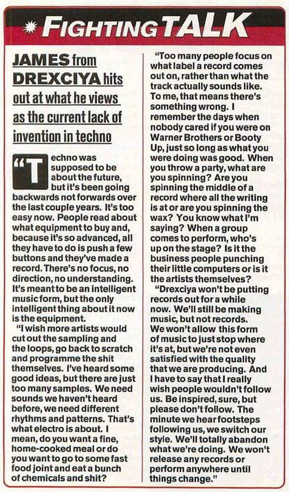 Drexciya Research Lab: 'Fighting Talk' - James Stinson Muzik interview ...