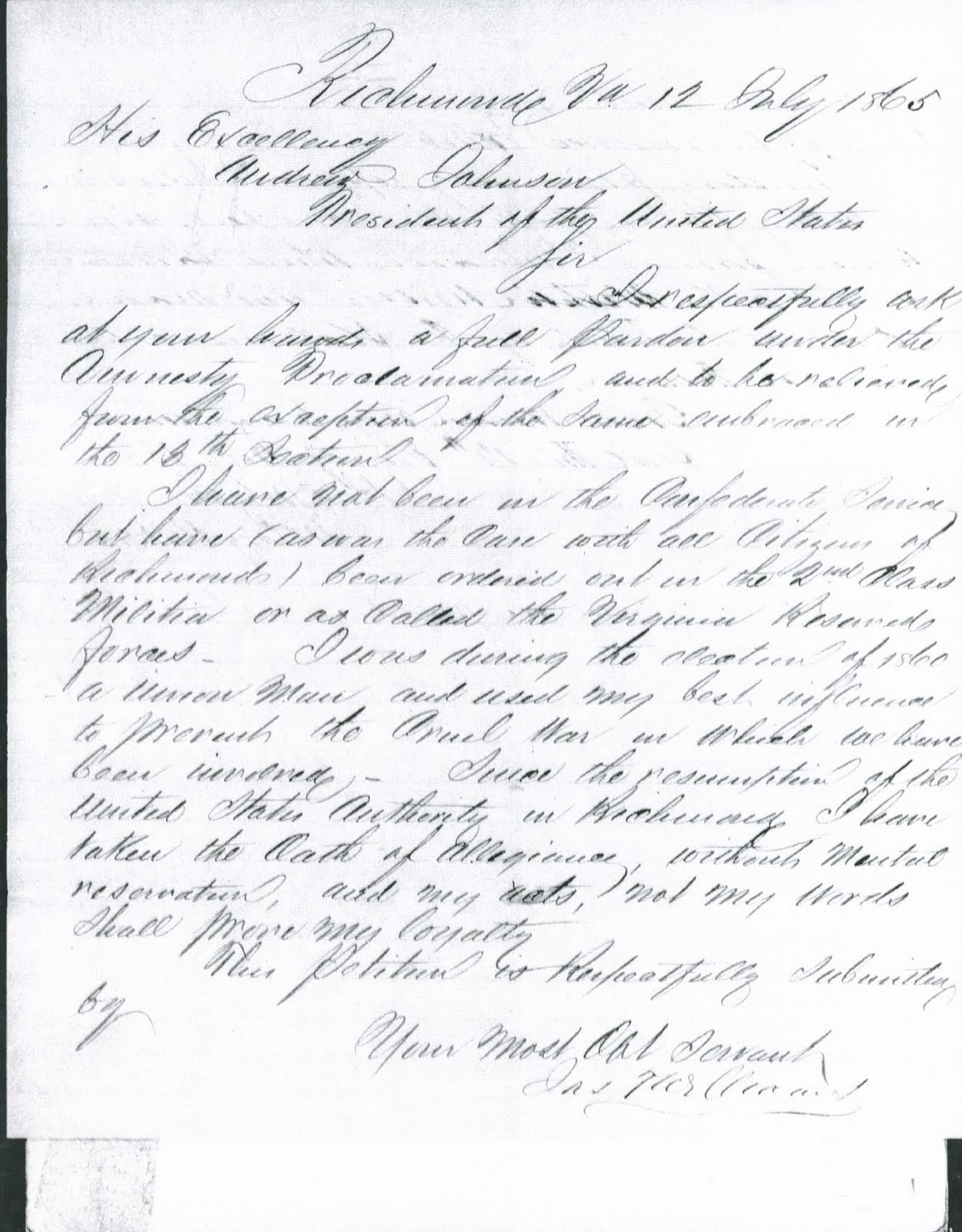 Spotsylvania Memory: James T. Williams