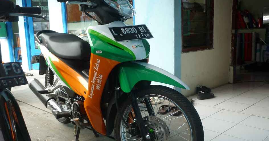 Contoh Kerja Branding Motor | Cutting Sticker | SURABAYA