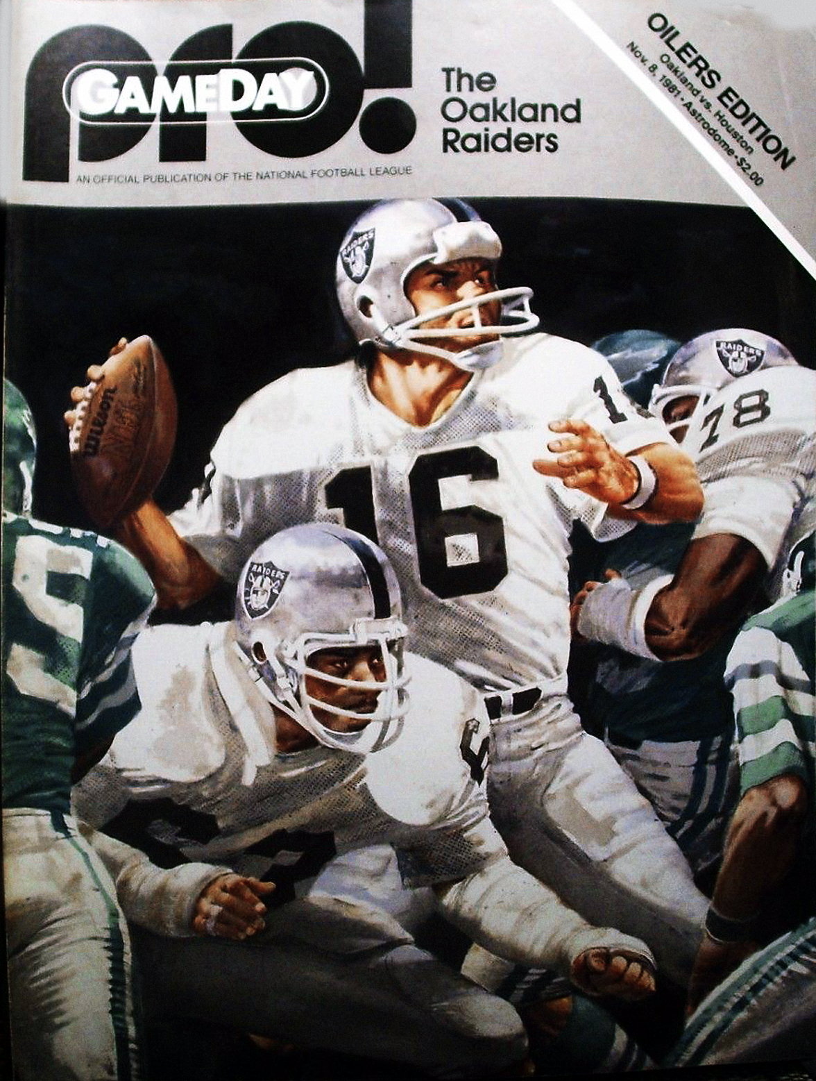 Pro Football Journal Presents: NFL Art: 1981 NFL Game Program Art