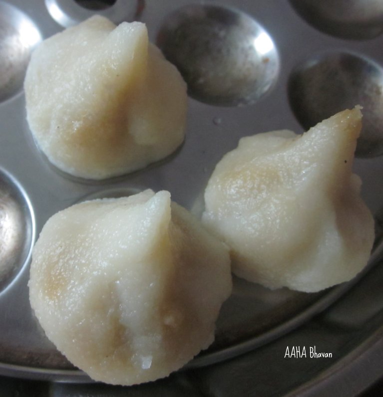 AAHA bhavan: modakam or sweet kozhakkatai