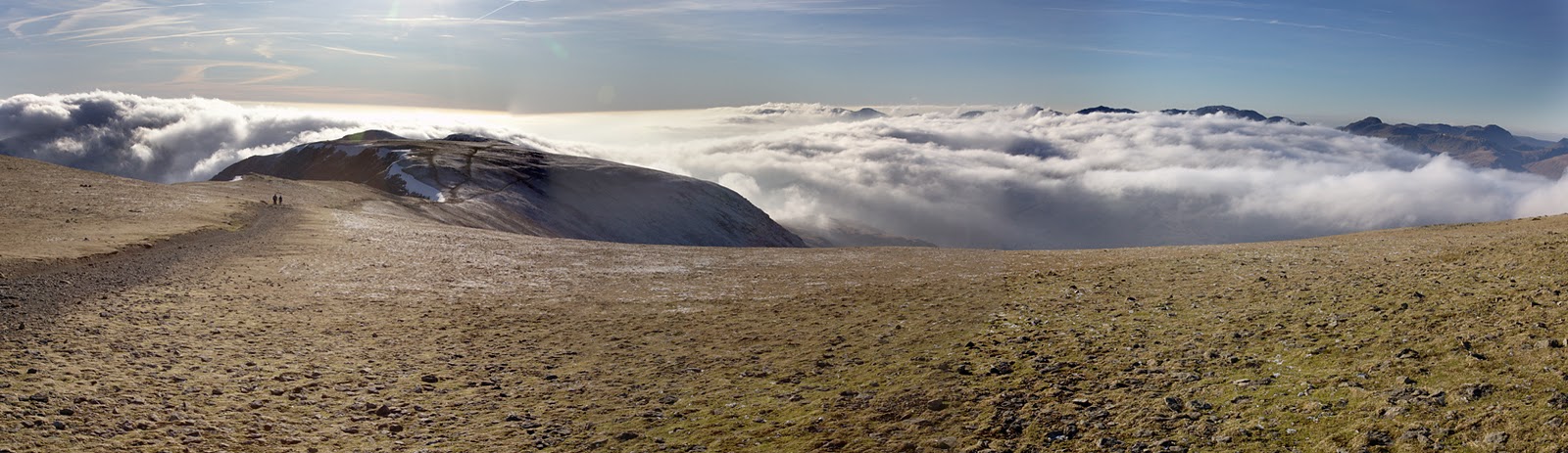 phils photographic adventures: Helvellyn 16/1/12 Cloud inversion