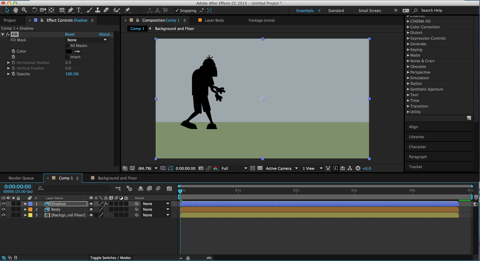 Sugarcube.Studios: After Effects Shadow Test
